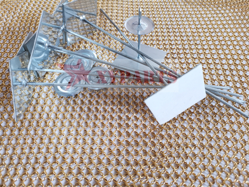 Zinc Finish Anticorrosion Metal Building Insulation Self Stick Pins For ...