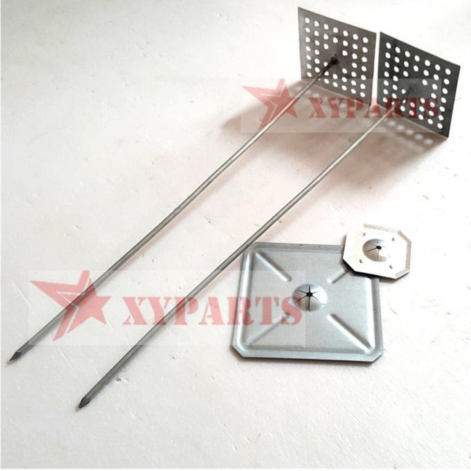 Steel 2-1/2" Perforated Base Insulation Hangers Spindle Type