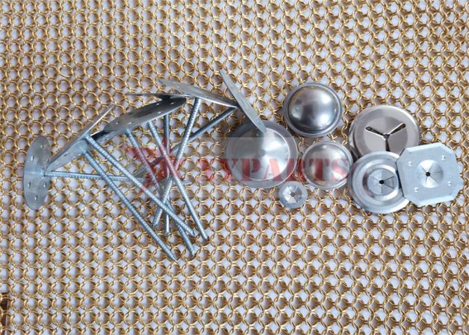 Adhesive Round Base Insulation Hangers Galvanized Steel