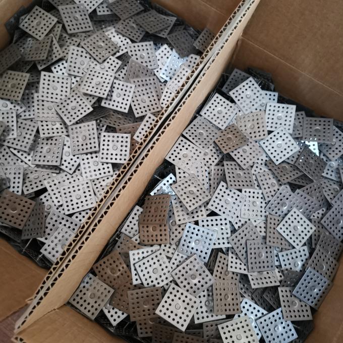 Perforated Base Hanger Galvanized Steel Insulation Pins For Acoustic Panels