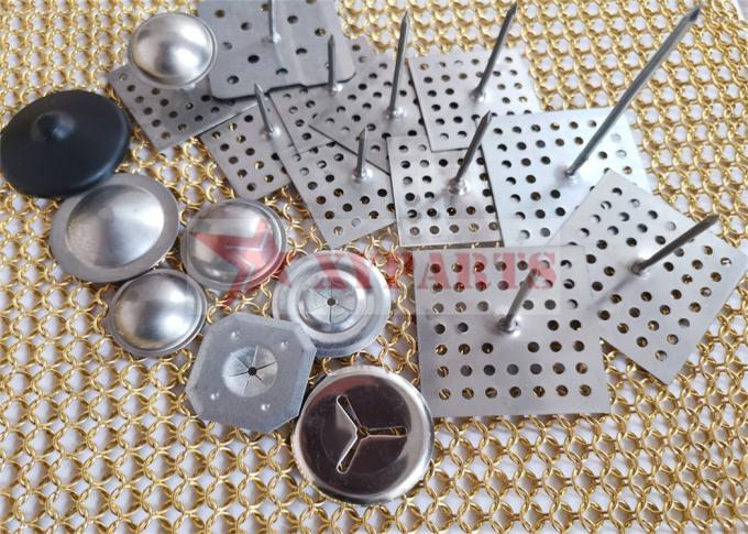 Perforated Base Hanger Galvanized Steel Insulation Pins For Acoustic Panels