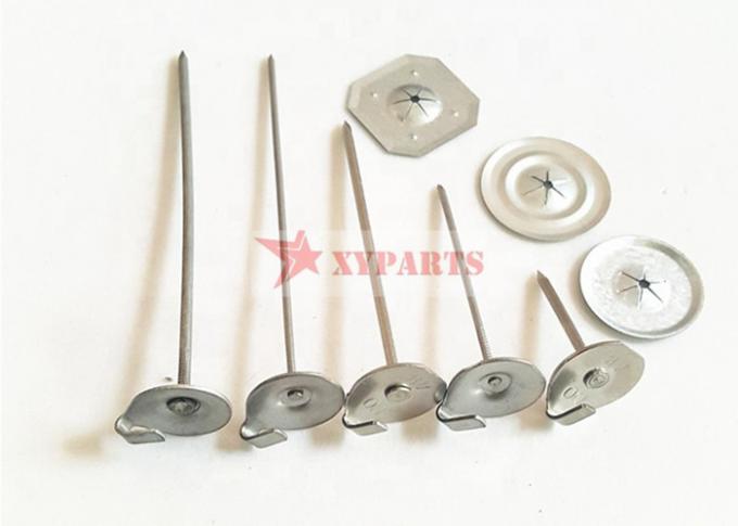 Round / Rectangular Base Metal Lacing Anchors For Removable Insulation ...