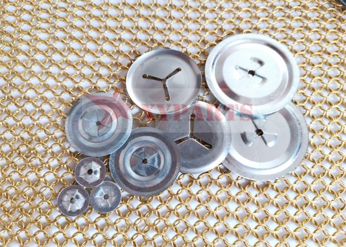 1-1/2" Round Self Locking Washers Used In Conjunction With Insulation Pins